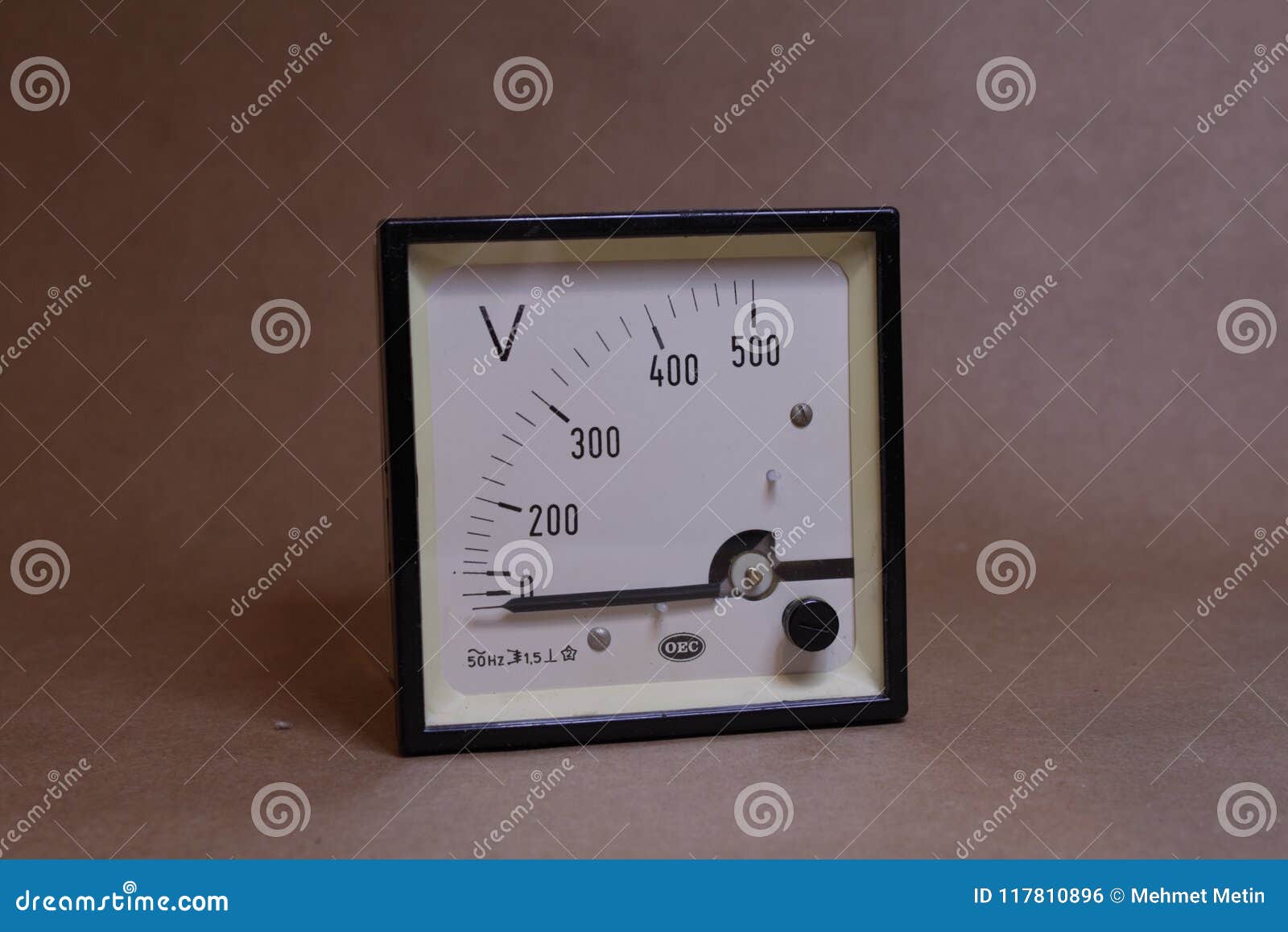 An old Volt meter display stock photo. Image of analog - 117810896