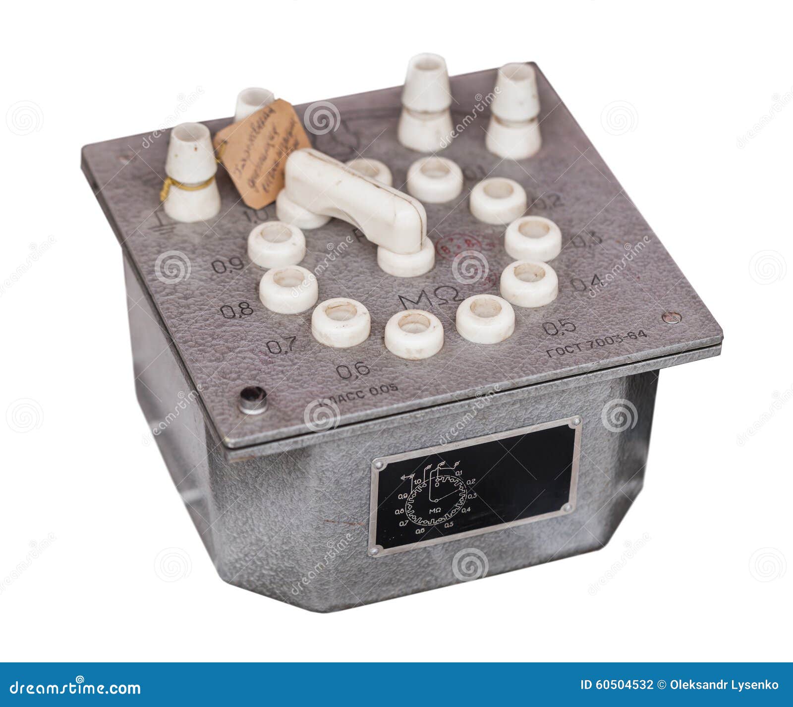 Old voltmeter stock photo. Image of measurement, electricity - 60504532