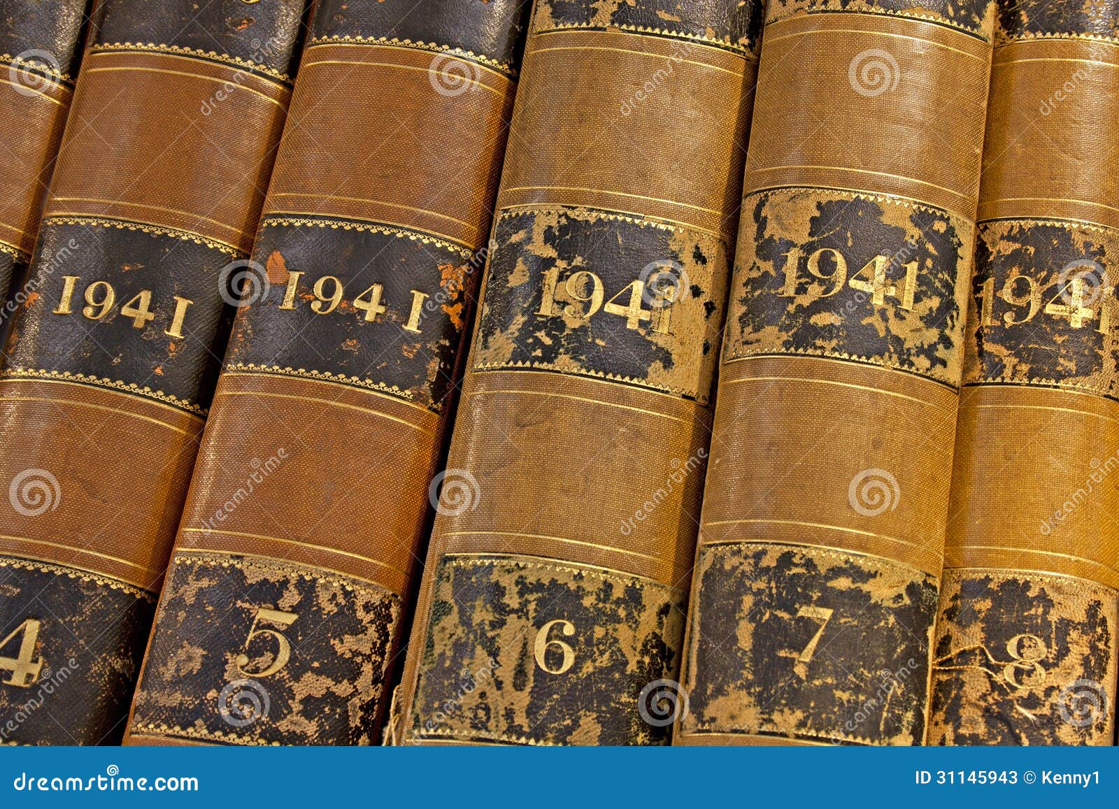 Old Volume Of Library Books Stock Photos - Image: 31145943