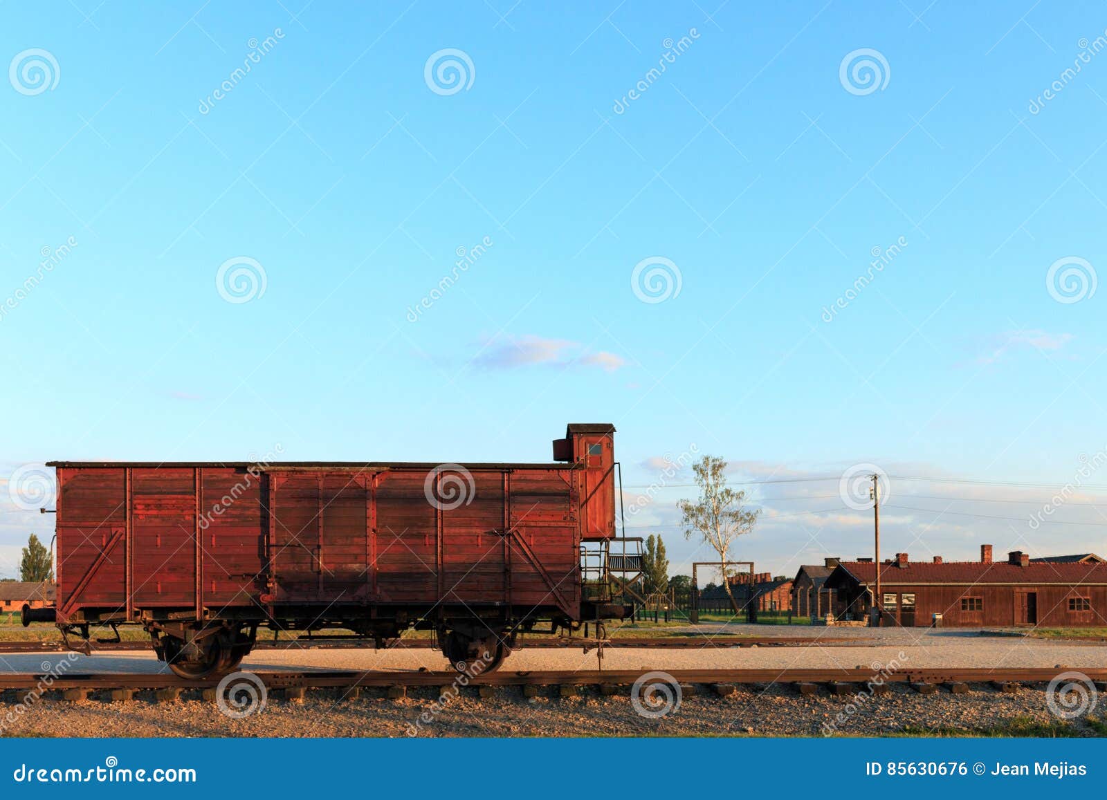 The Old Wagon Train, Auschwitz-Birkenau Concentration Camp Editorial ...