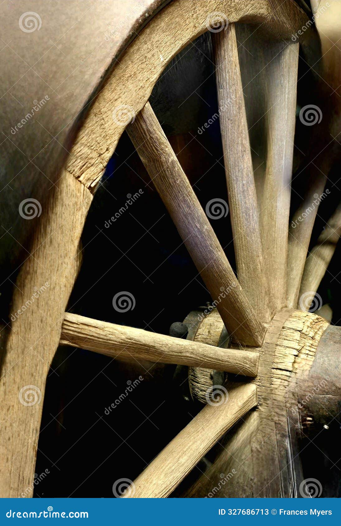 An Old Wagon Wheel Left Behind. Stock Image - Image of wagon, left ...