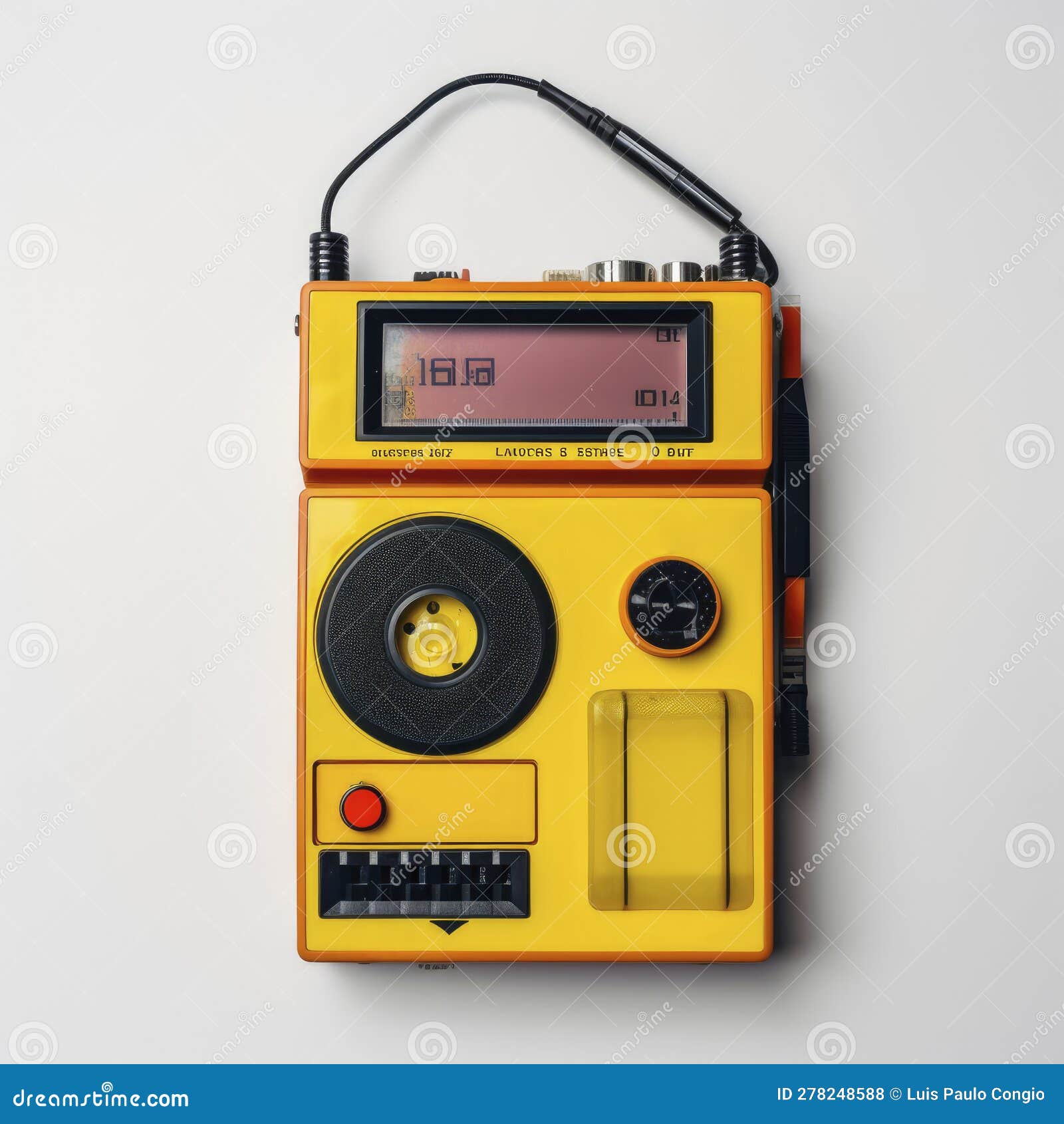 An old walkman stock photo. Illustration of black, personal - 278248588