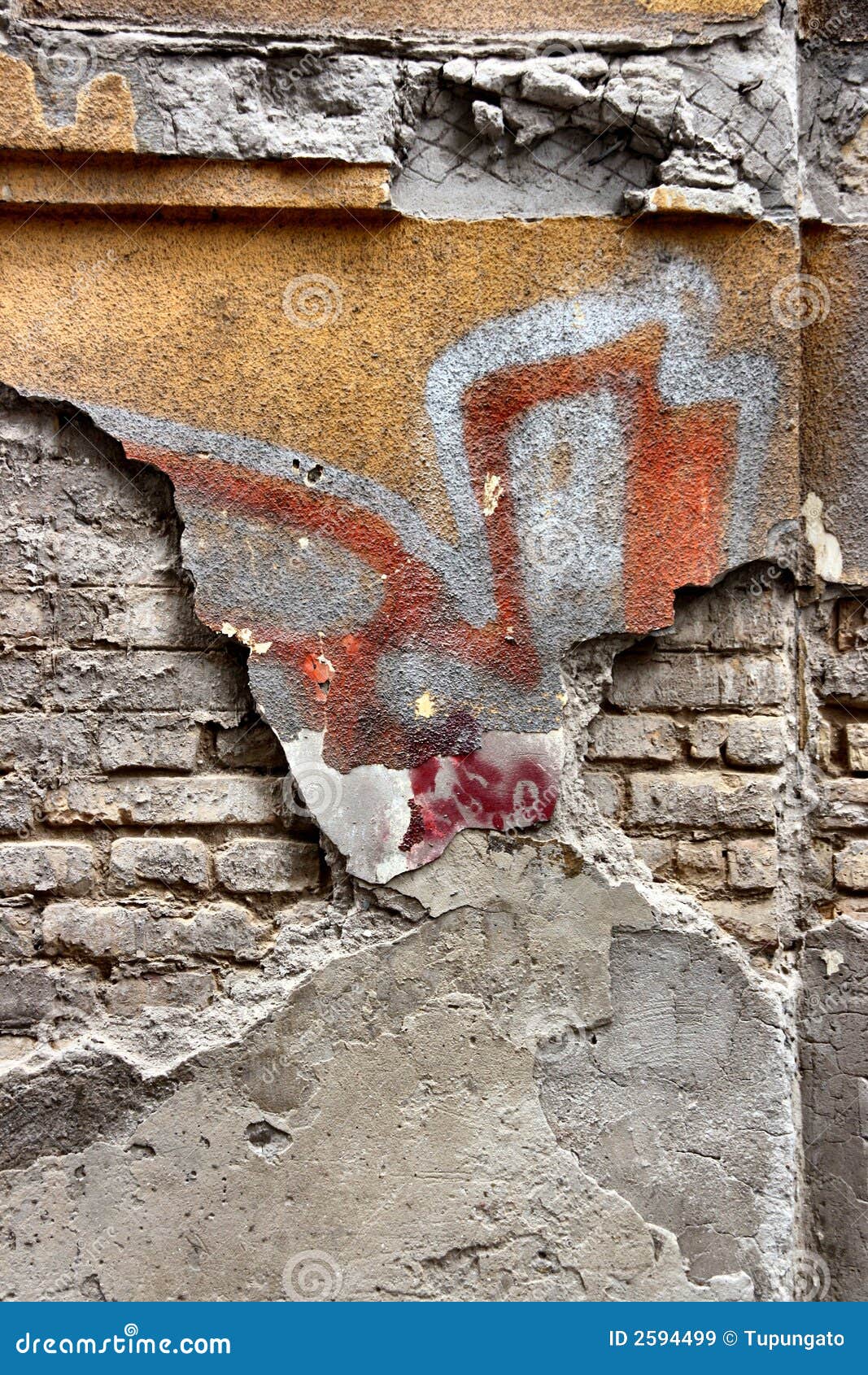 Old wall background stock image. Image of concrete, construction - 2594499