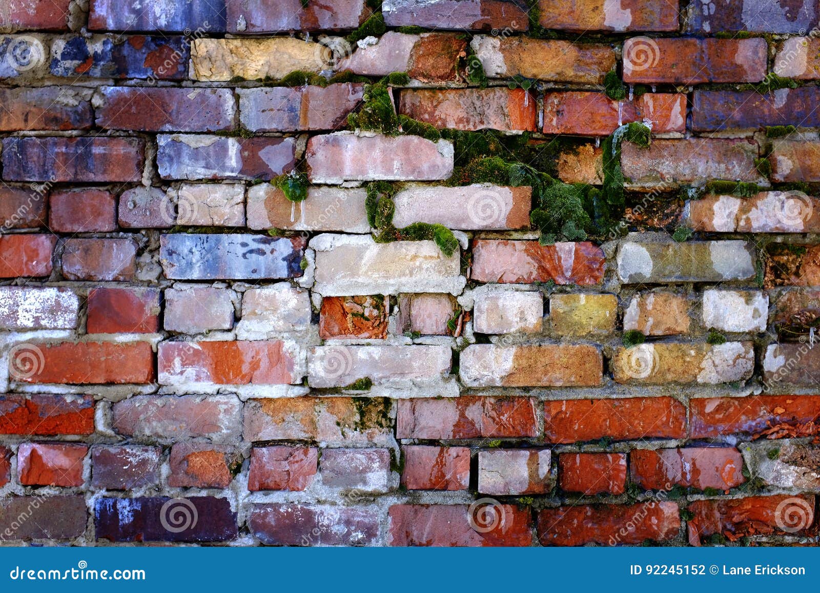Old Wall with Bricks and Stucco Plaster Falling Apart Texture Stock ...