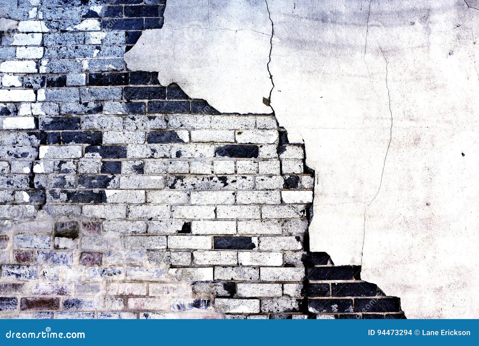 Old Wall with Bricks and Stucco Plaster Falling Apart Texture Stock ...
