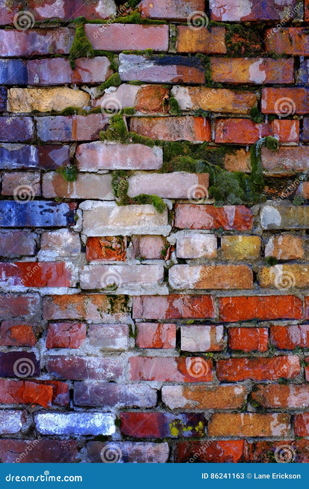 Old Wall with Bricks and Stucco Plaster Falling Apart Texture Stock ...
