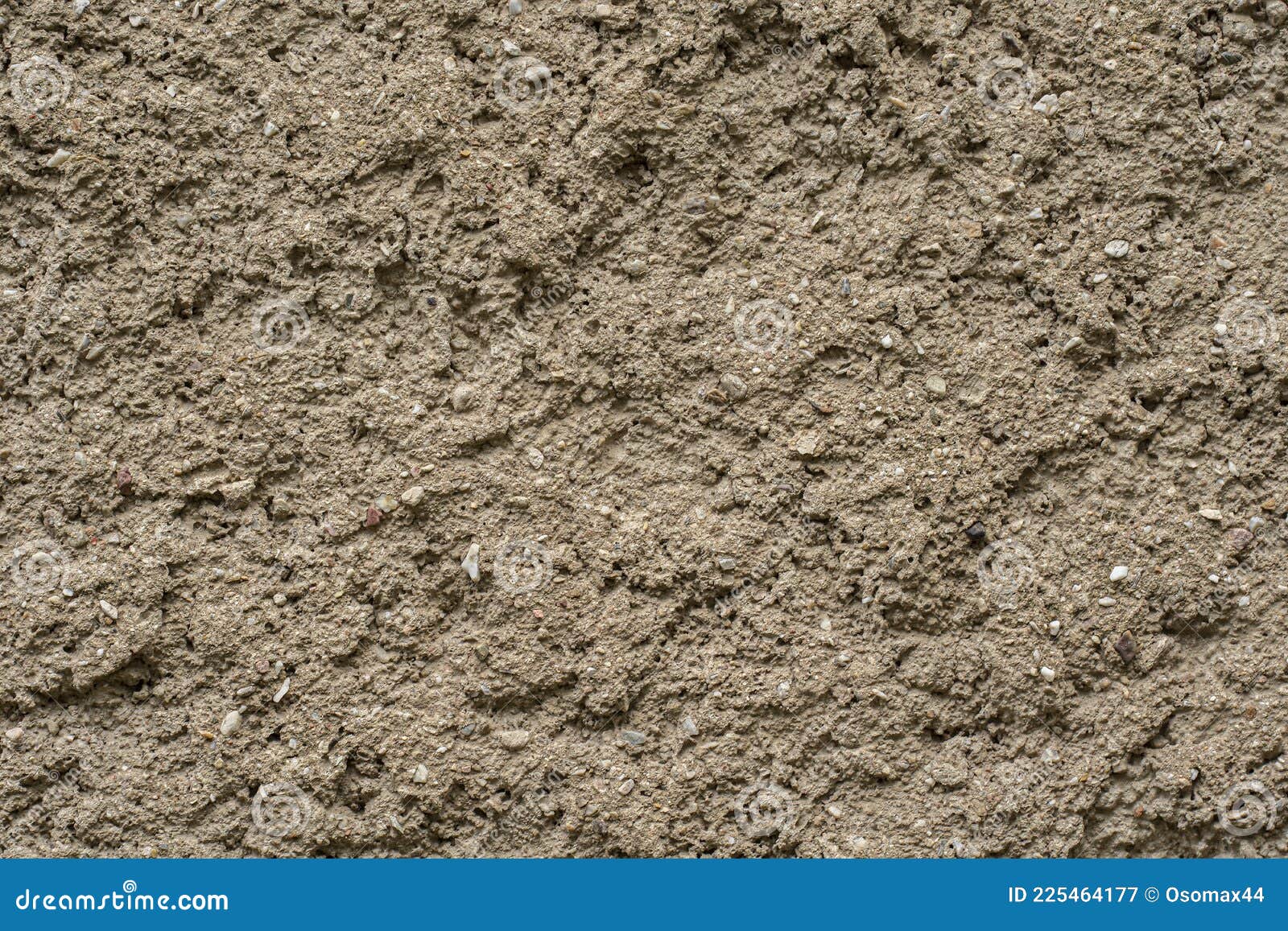 Old Wall with Cement Plaster, Sand and Shells Ideal for Background ...