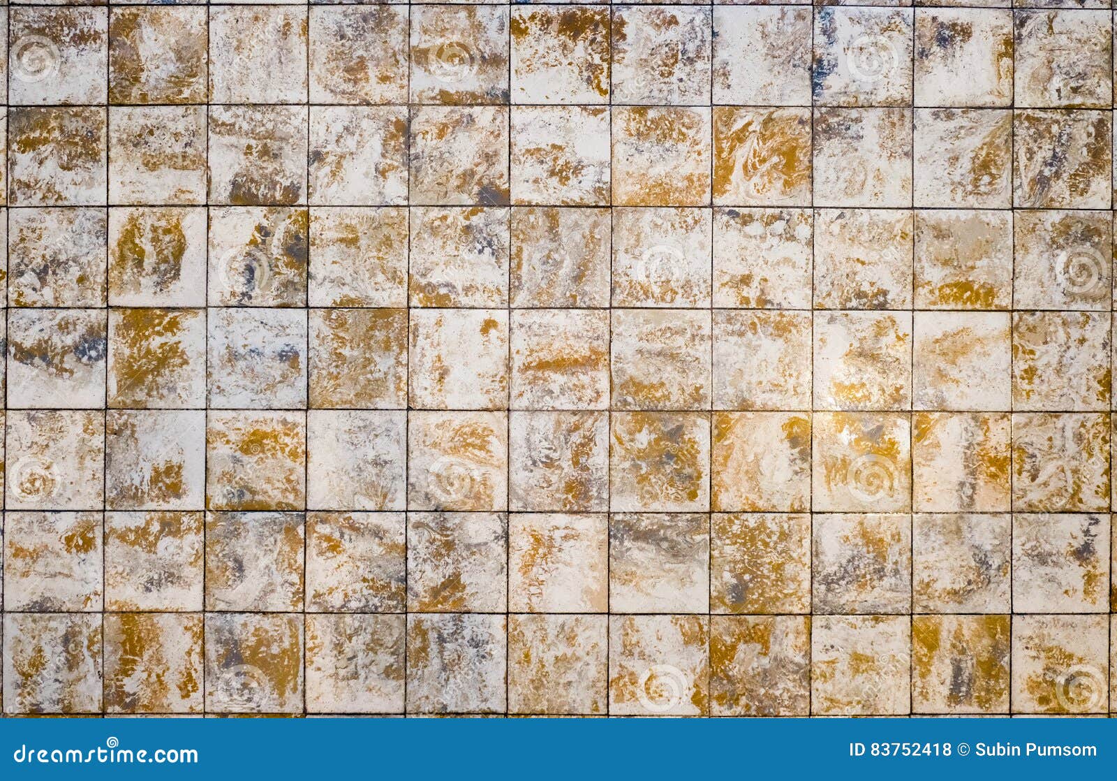 Old Wall Ceramic Tiles Patterns Handcraft Stock Photo - Image of ...