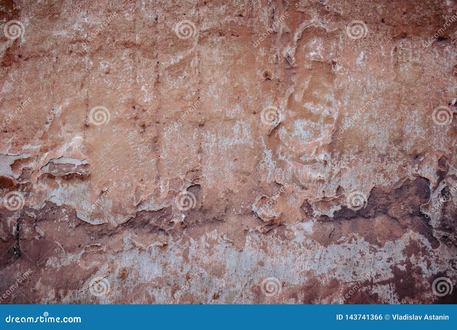 Old Wall with Crumbling Plaster Texture Background Stock Photo - Image ...
