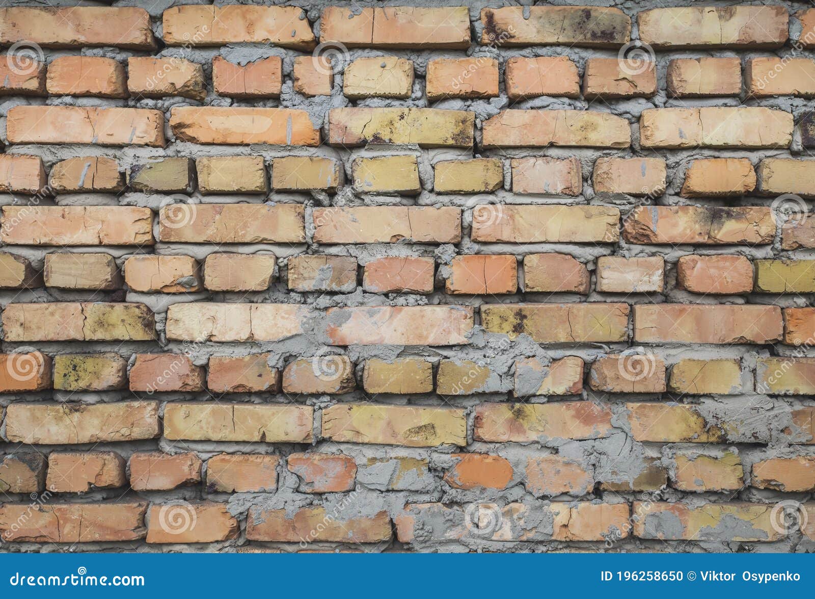 Rough Brickwork Of Low Quality Bricks Stock Photo | CartoonDealer.com ...