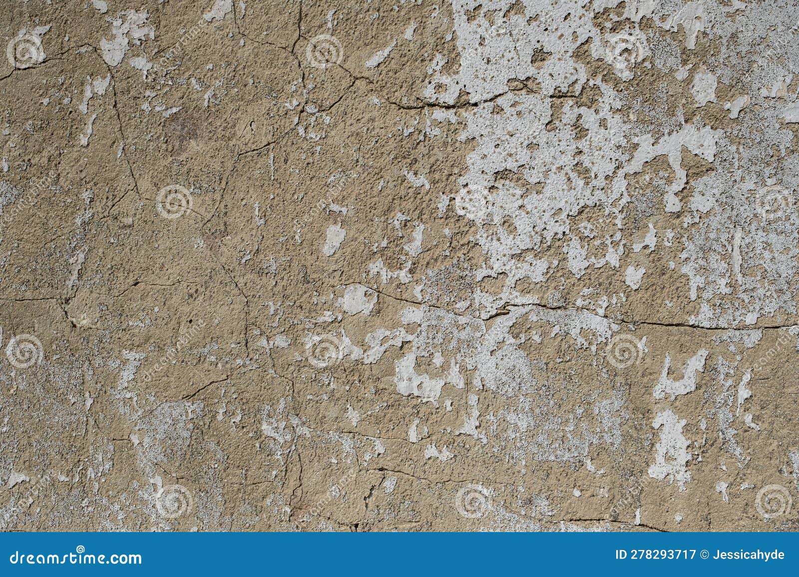 Old Wall with Flaking Paint Stock Image - Image of scraped, concrete ...