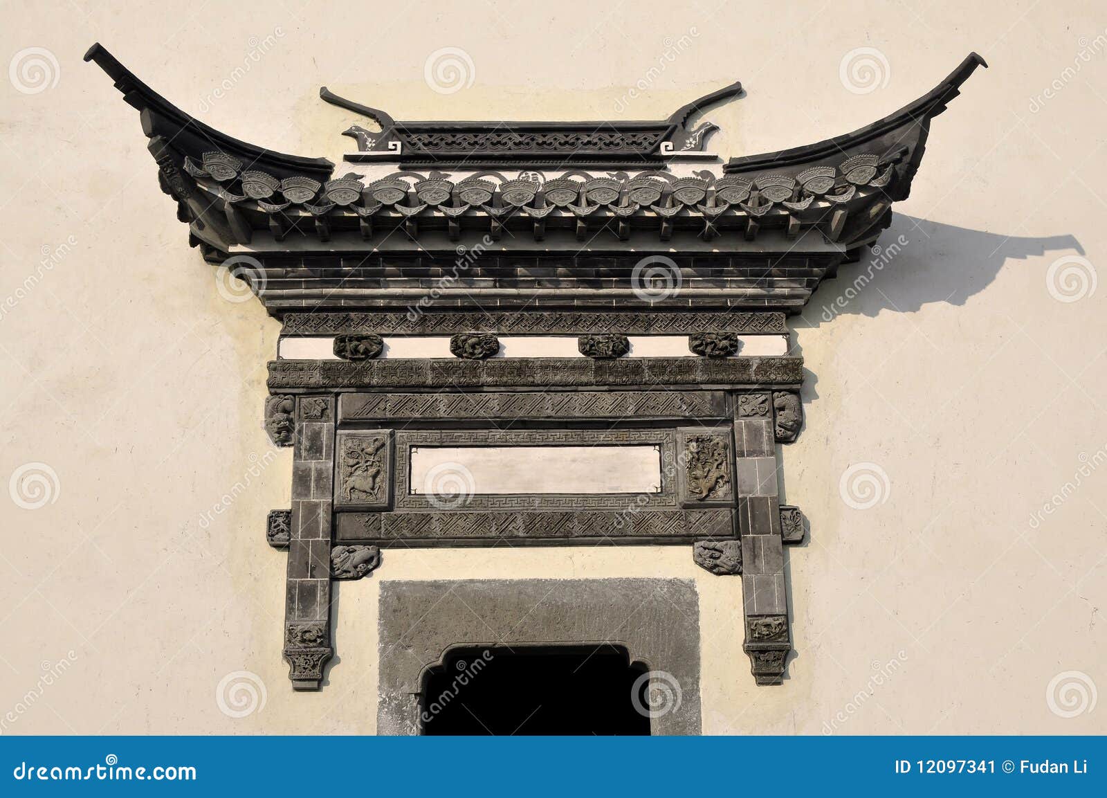 Old wall gate stock image. Image of traditional, architecture - 12097341