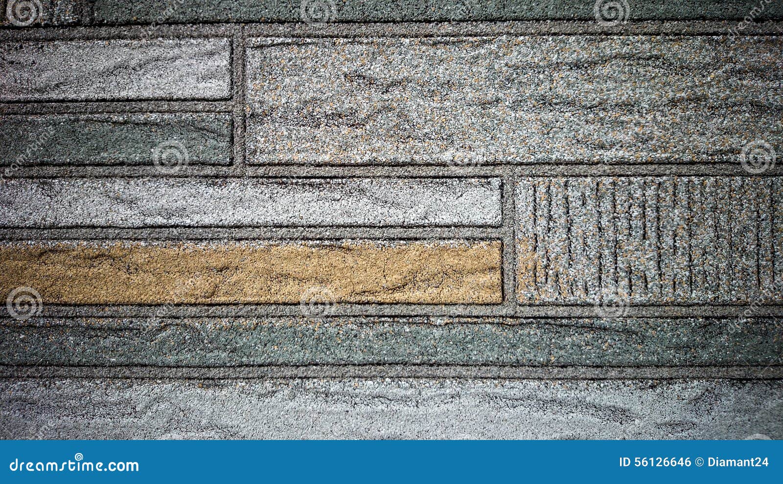 Old Wall Made of Colored Resin Stone Slabs Stock Photo - Image of ...