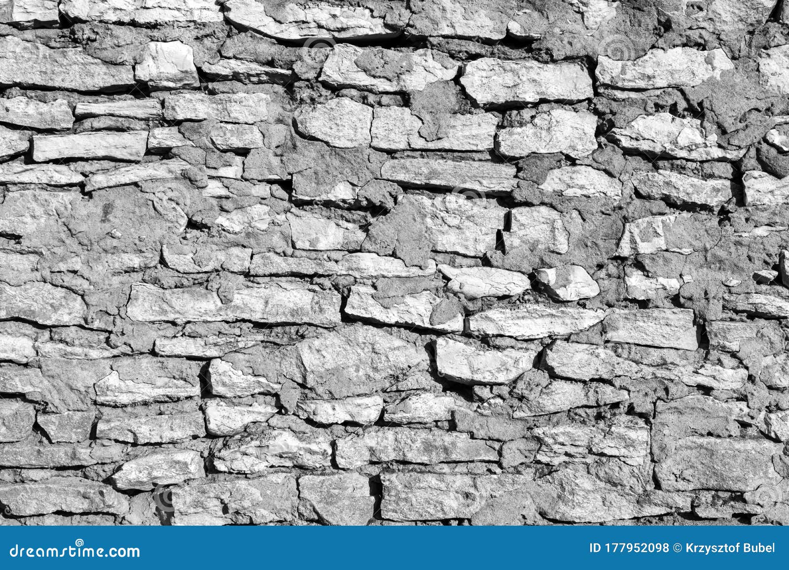 Old Wall Made of Limestone. Texture or Background Stock Photo - Image ...