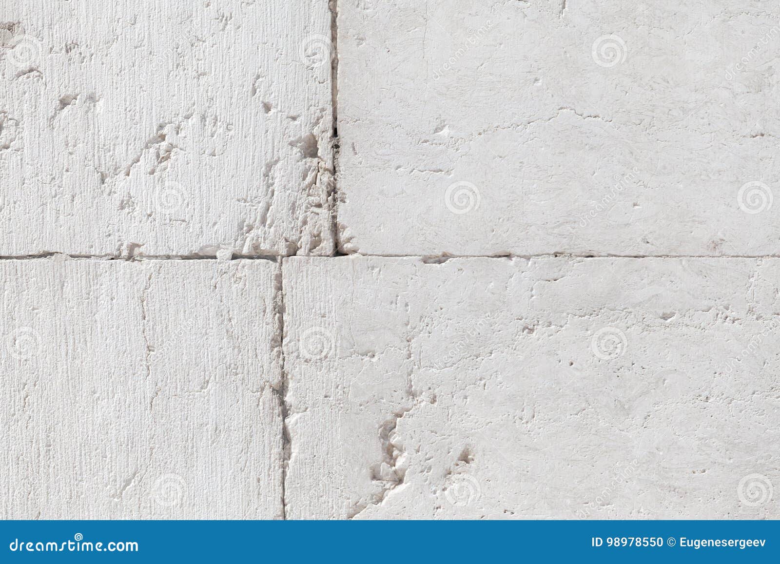 Old Wall Made of White Stone Blocks Stock Photo - Image of decoration ...