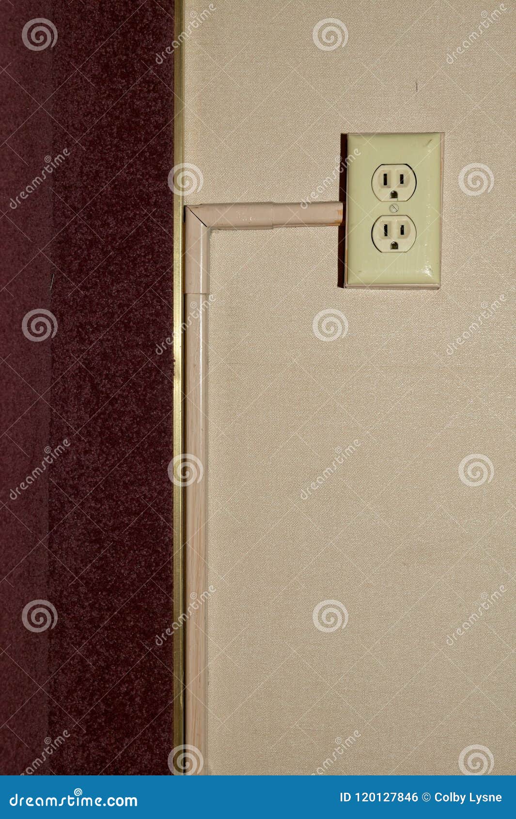 Old Wall Mounted Vintage Plug Socket Stock Photo - Image of parts ...