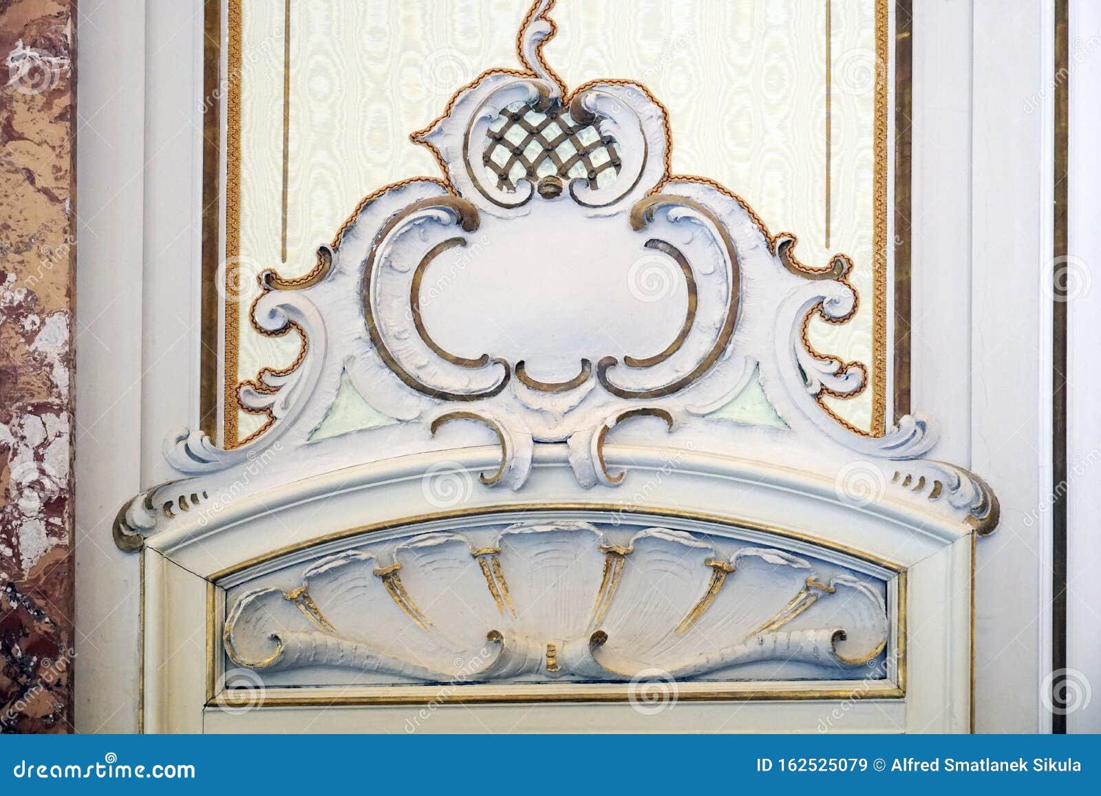 Old Wall Pattern. Interior Design Plaster Background. Antique Italian ...