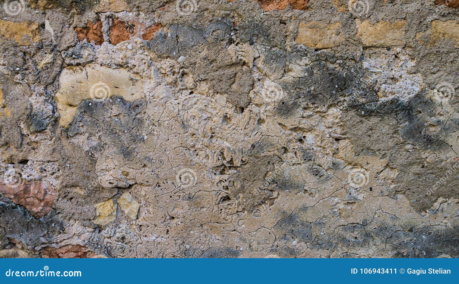 Old wall pattern stock image. Image of concrete, paint - 106943411