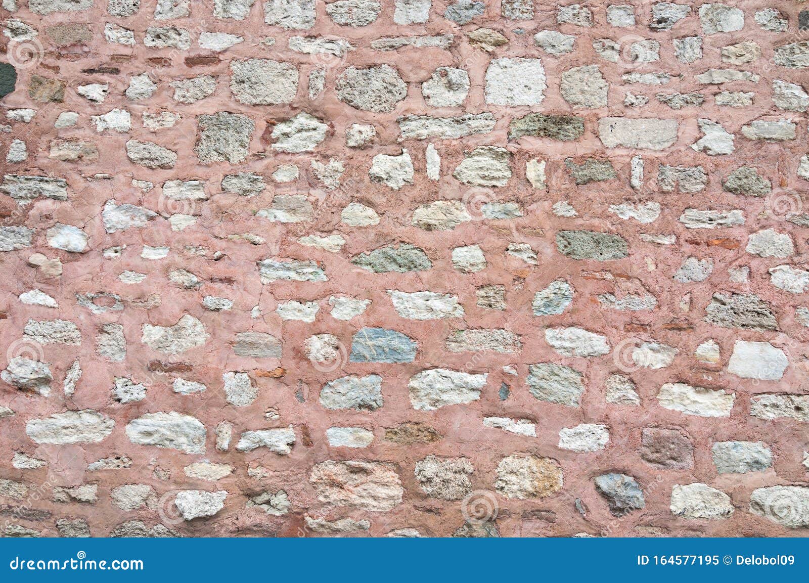 Mortar Stone Walkway. Black And White Of Abstract Background ...