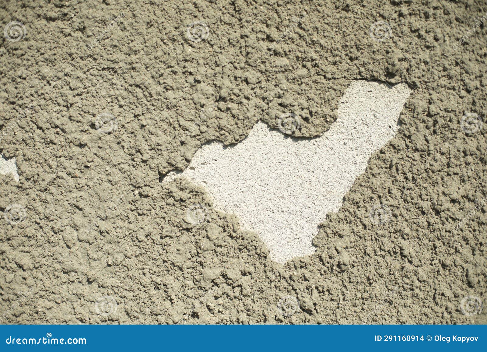 The Plaster Crumbled Off The Wall Due To Weather And Moisture. Bared ...