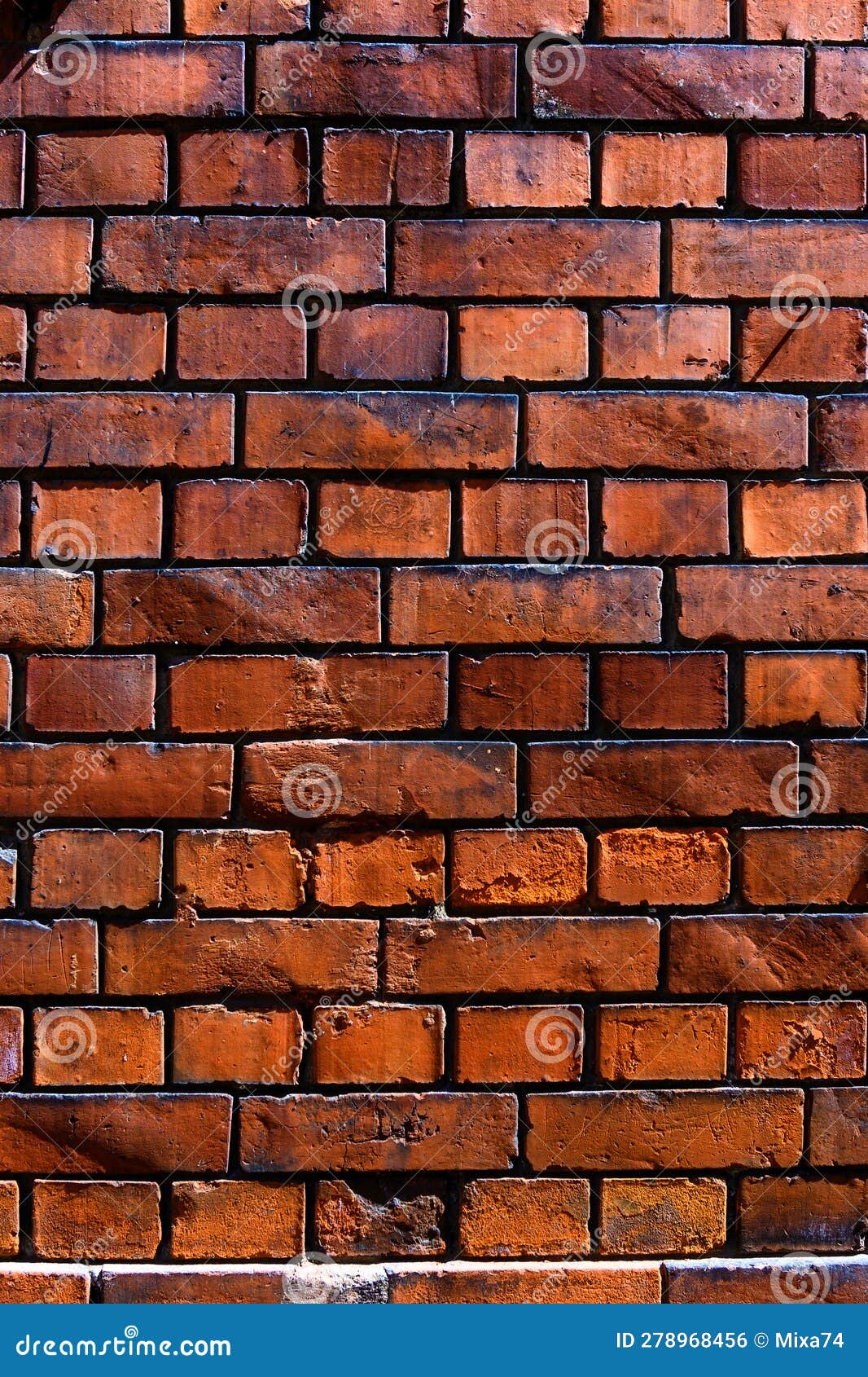 An Old Wall of Old Red Brick, an Old Building, As a Background 12 Stock ...