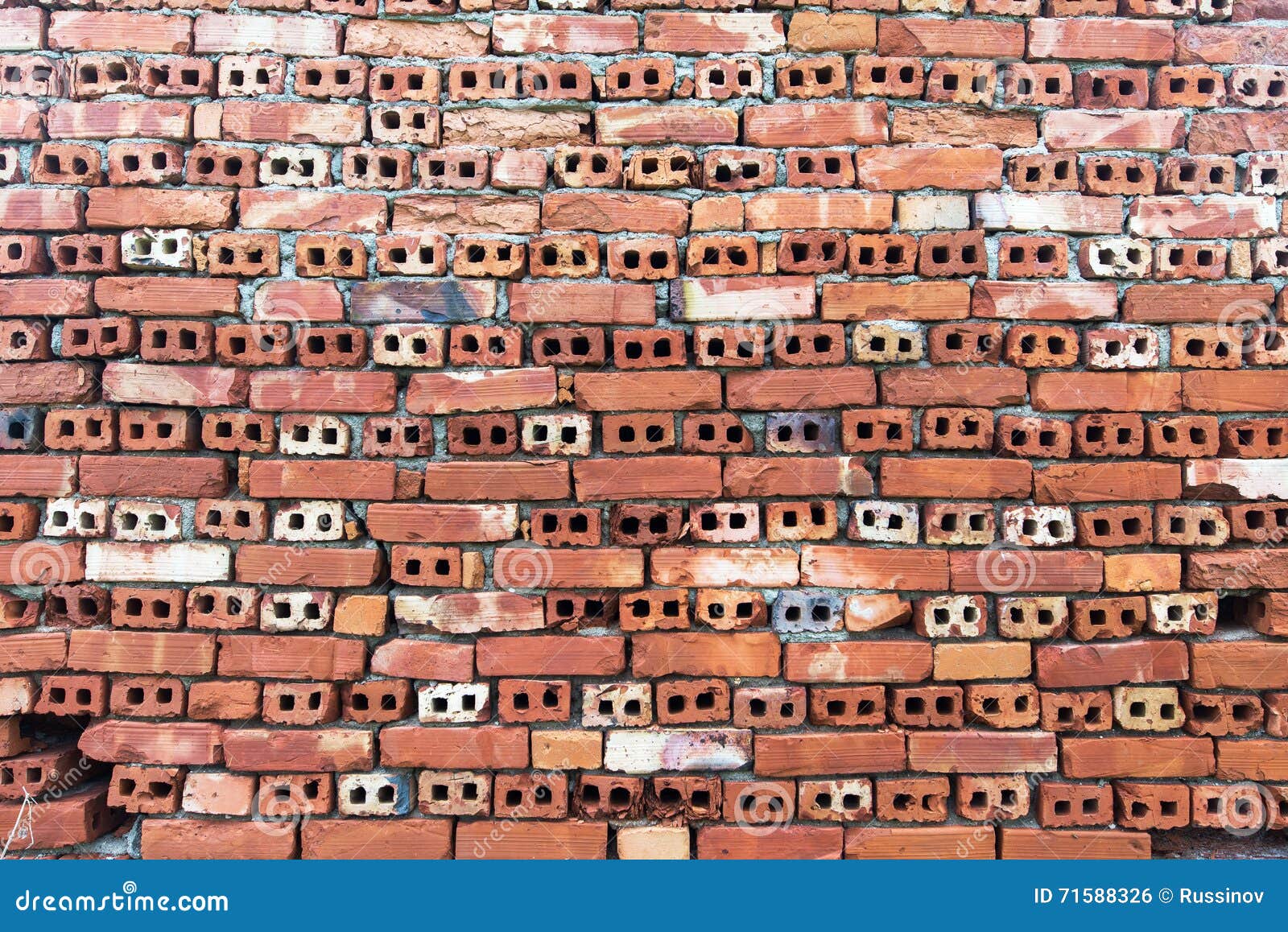 Old Wall of Red Briks Tiled Background, Regular Block Texture Stock ...