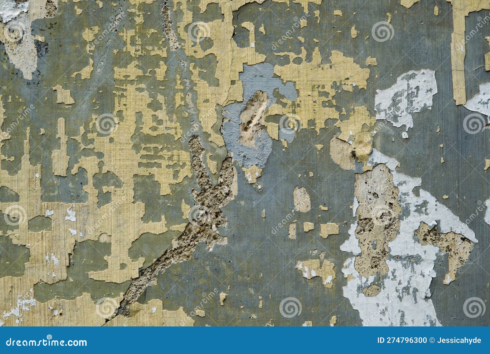 Old Wall with Scraps of Flacking Paint Stock Photo - Image of paint ...