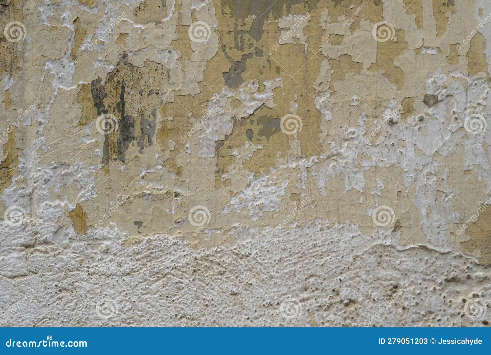 Old Wall with Scraps of Flacking Paint Stock Image - Image of wall ...