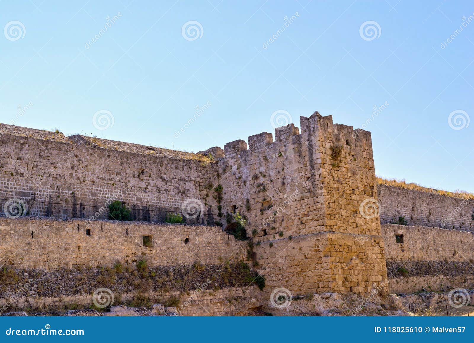 Old wall of stone fortress stock photo. Image of wall - 118025610