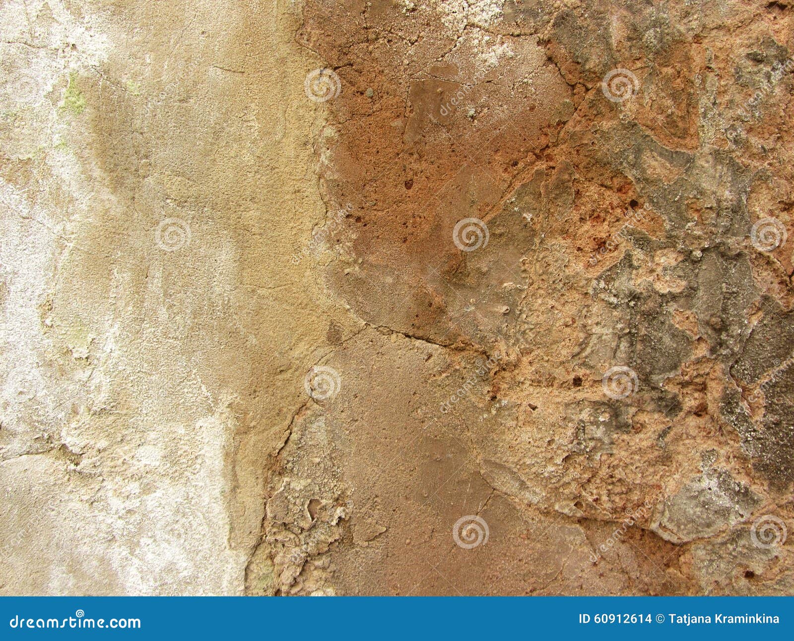 Old Wall Texture, Background. Broken Plaster Wall. Stock Photo - Image ...