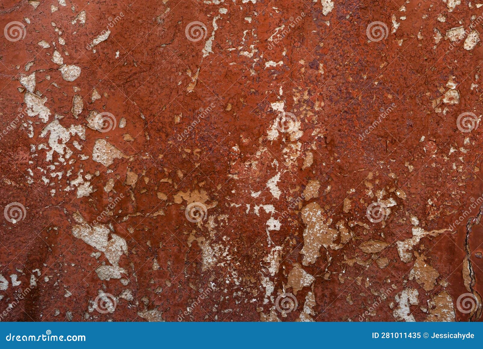 Old Wall Texture with Red Peeling Paint Stock Image - Image of rough ...