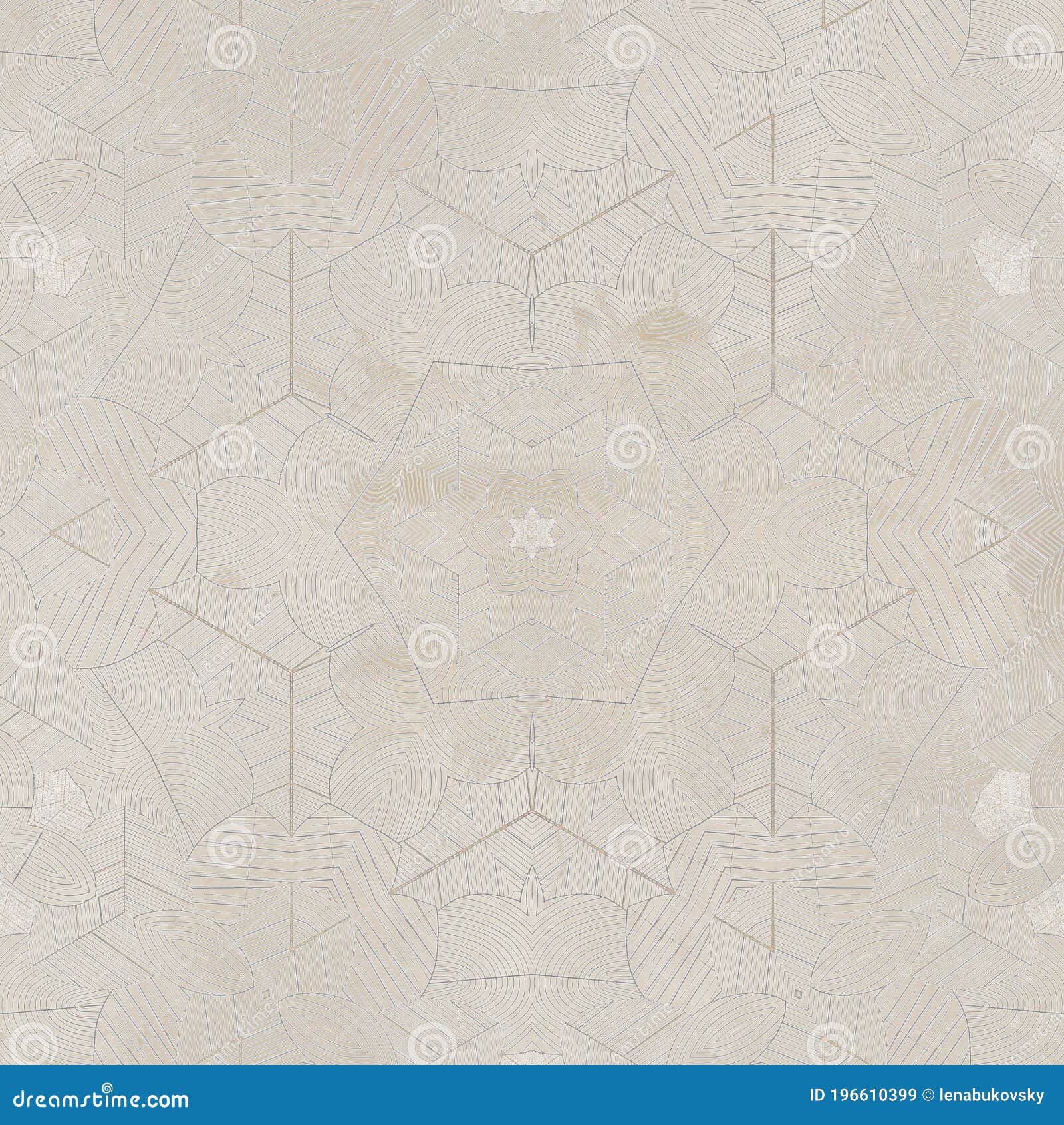 Old Wallpaper with a Geometric Pattern. Destroyed Surface. Stock ...