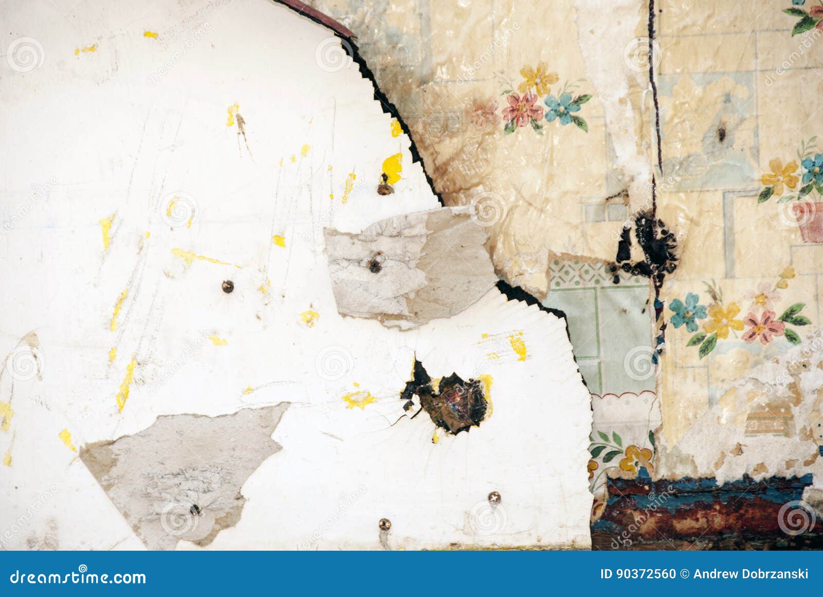 Old Wallpaper layers stock photo. Image of grunge, blue - 90372560