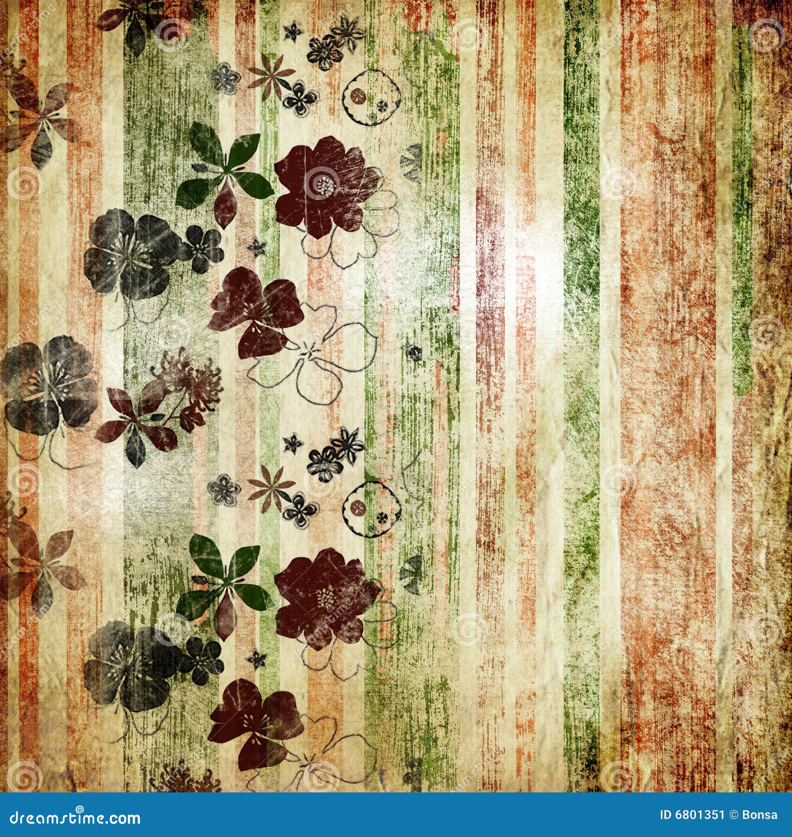 Old wallpaper texture stock illustration. Illustration of ornament ...