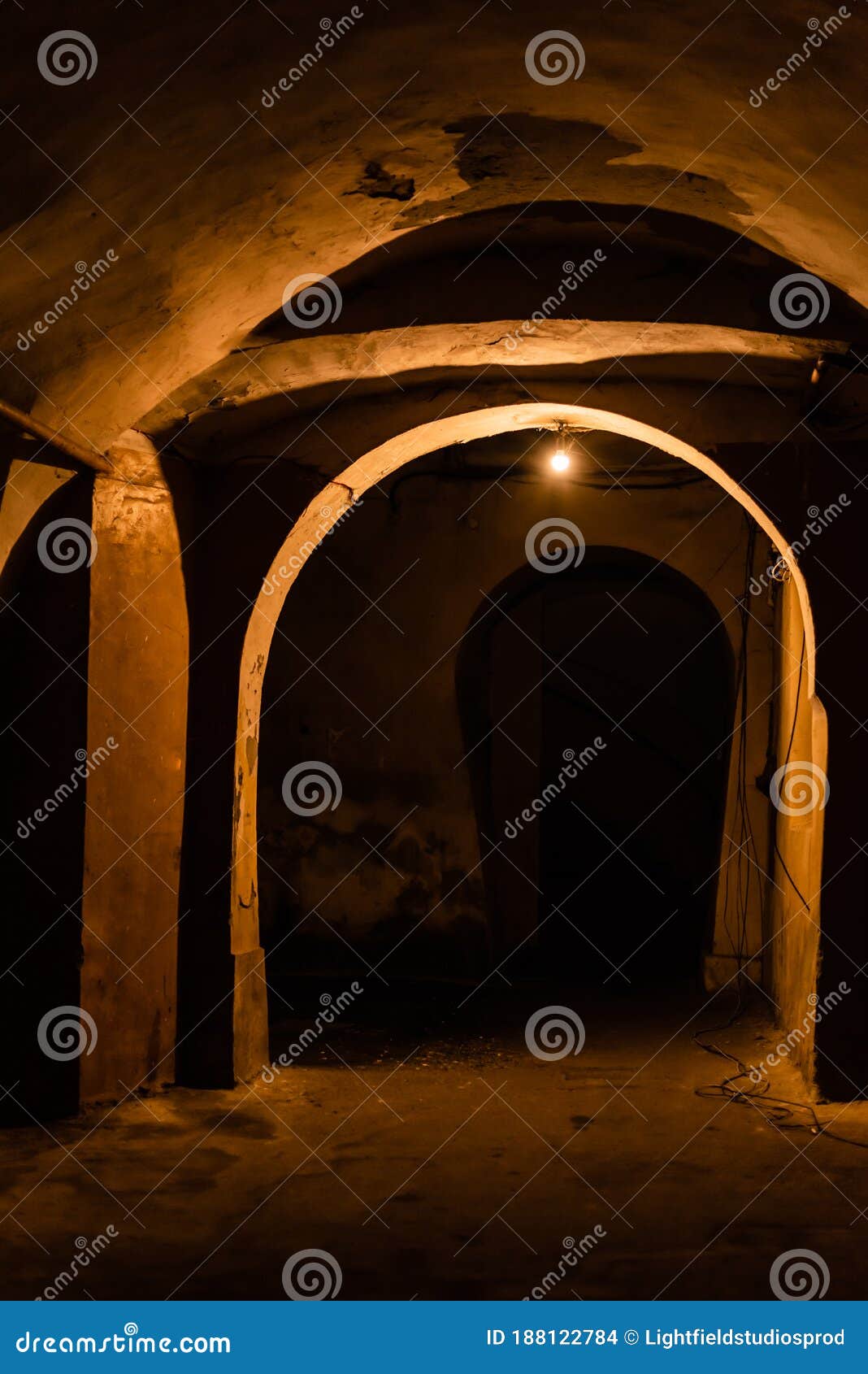 And Old Walls in Ancient Basement Stock Photo - Image of voyage, lviv ...