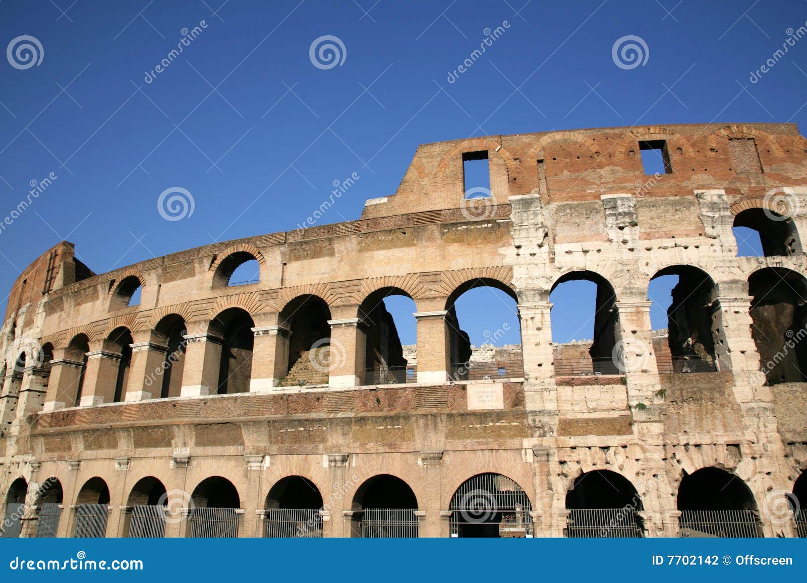 Old walls of Coliseum stock photo. Image of gladiator - 7702142