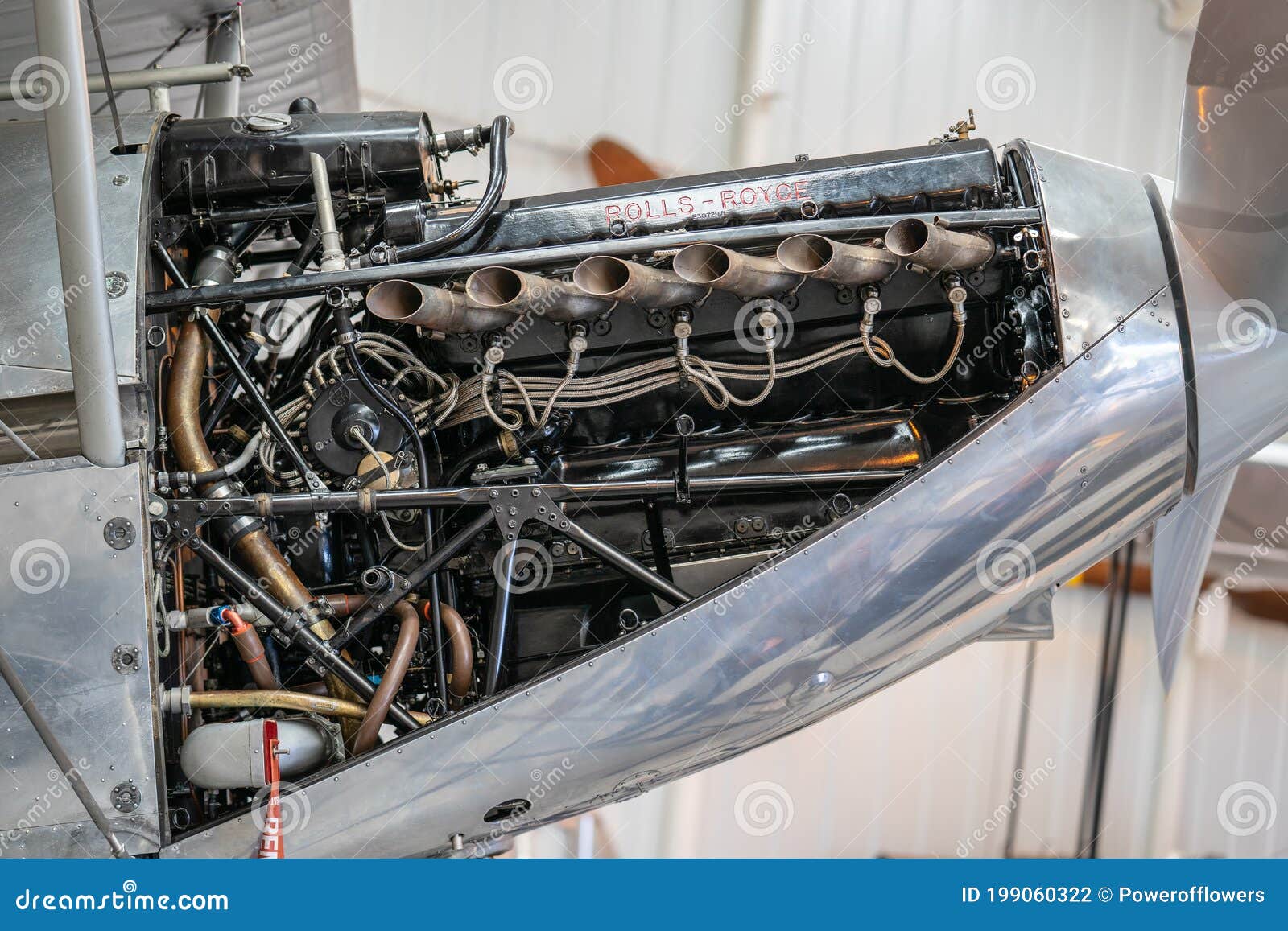 Piston Engine Of Pre WWII Soviet Polikarpov Po-2 Trainer Editorial ...