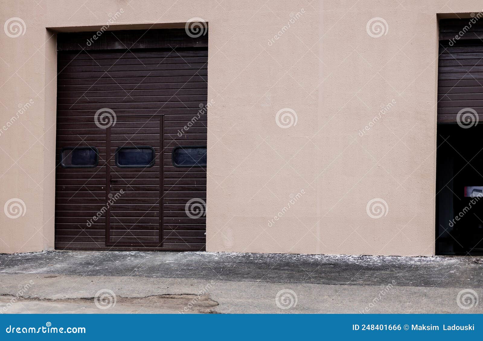 Old warehouse building stock photo. Image of door, loading - 248401666