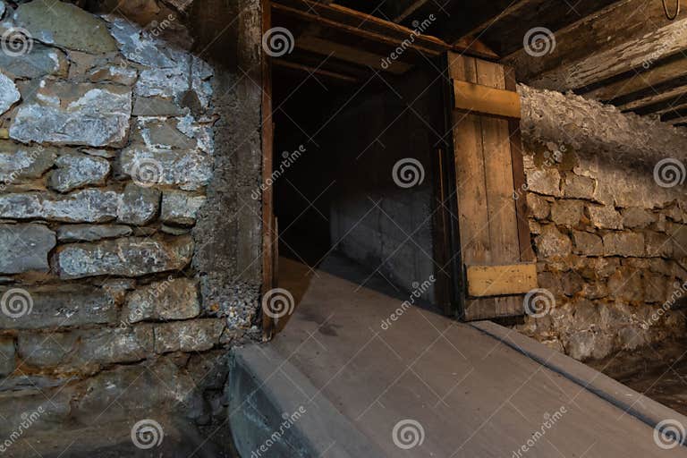 Old Warehouse Loading Chute Stock Image - Image of dirty, industrial ...