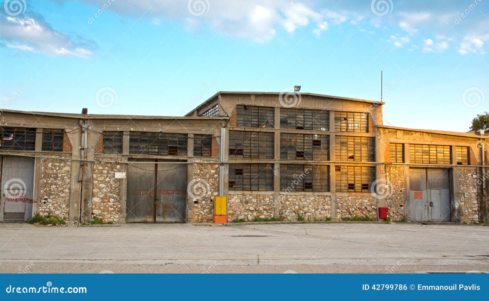 Abandoned Warehouse Exterior