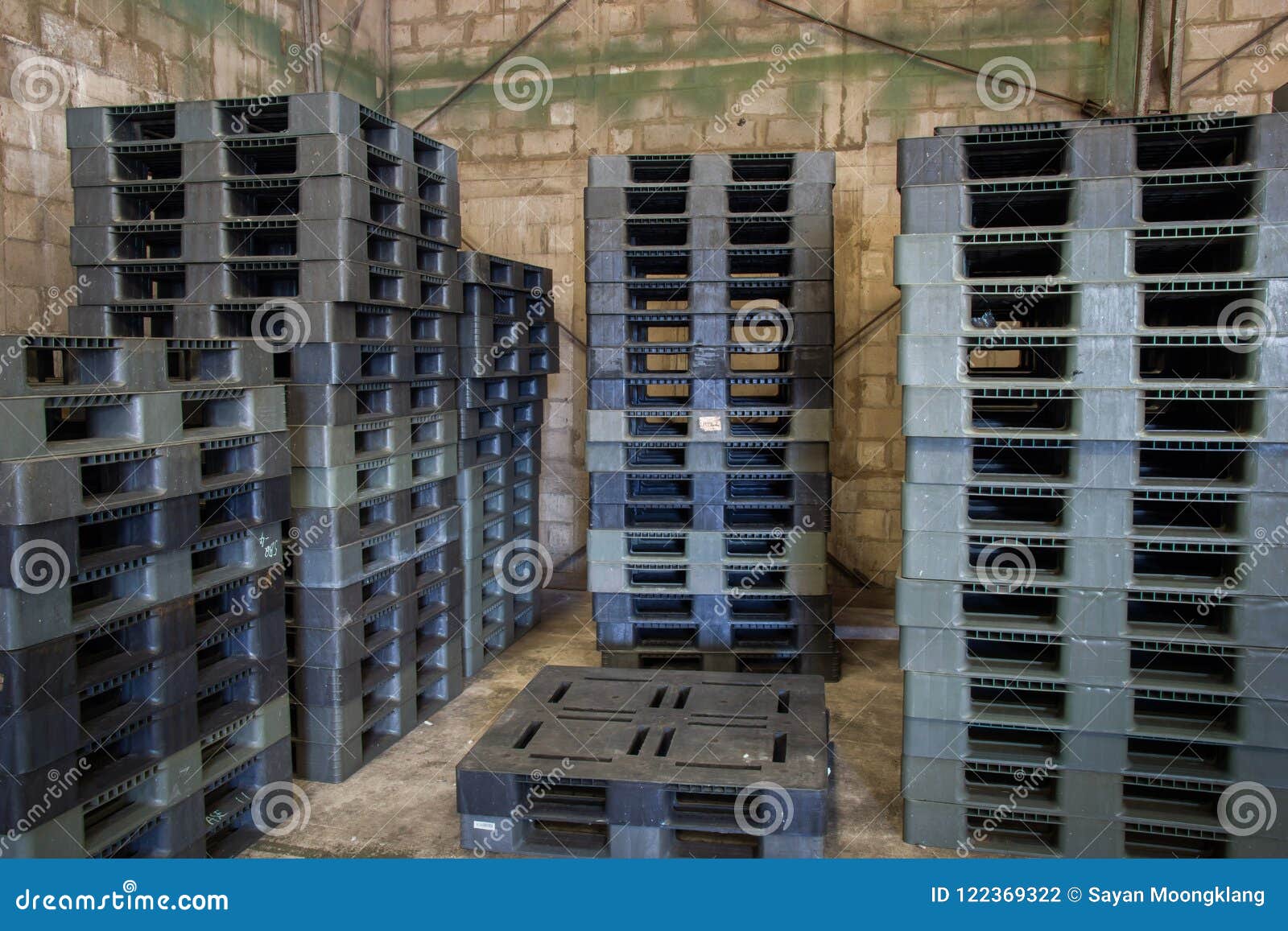 Old Warehouses Also Have Storage Facilities. Stock Photo - Image of ...