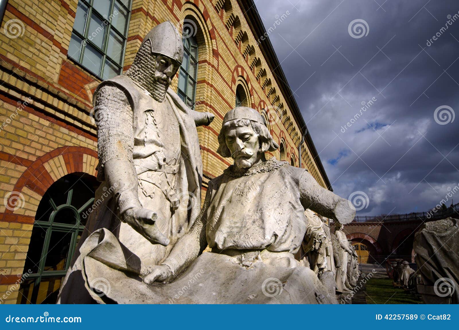 Old Warrior Statue in Berlin, Germany Stock Image - Image of statue ...