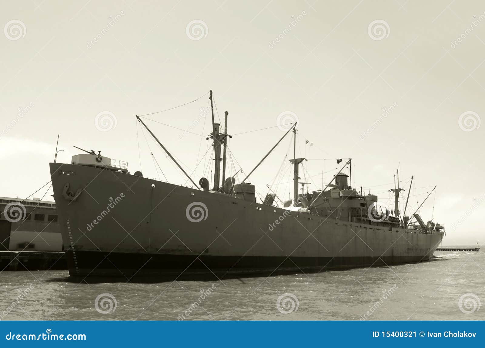 Old warship stock image. Image of ship, military, cargo - 15400321