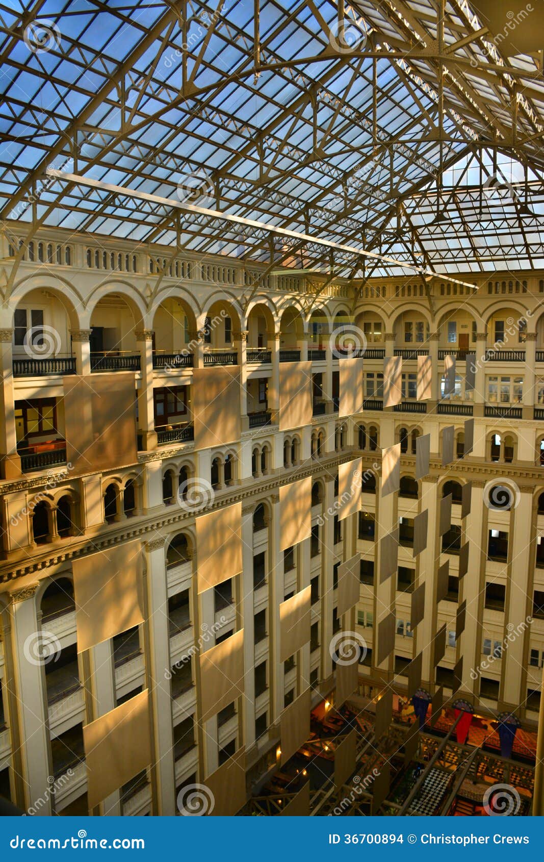 Old Washington Post Office, Interior Editorial Stock Image - Image of ...