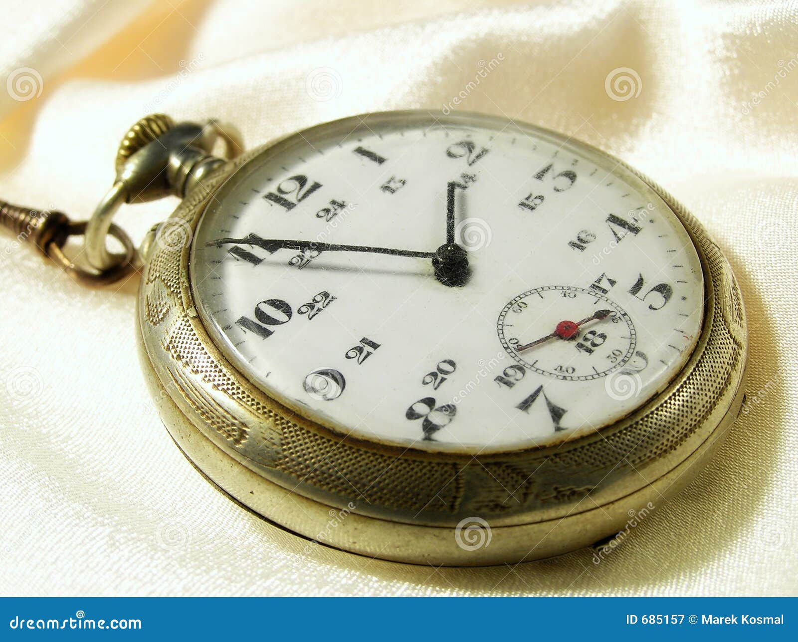 Old watch stock image. Image of silver, little, chain, hour - 685157