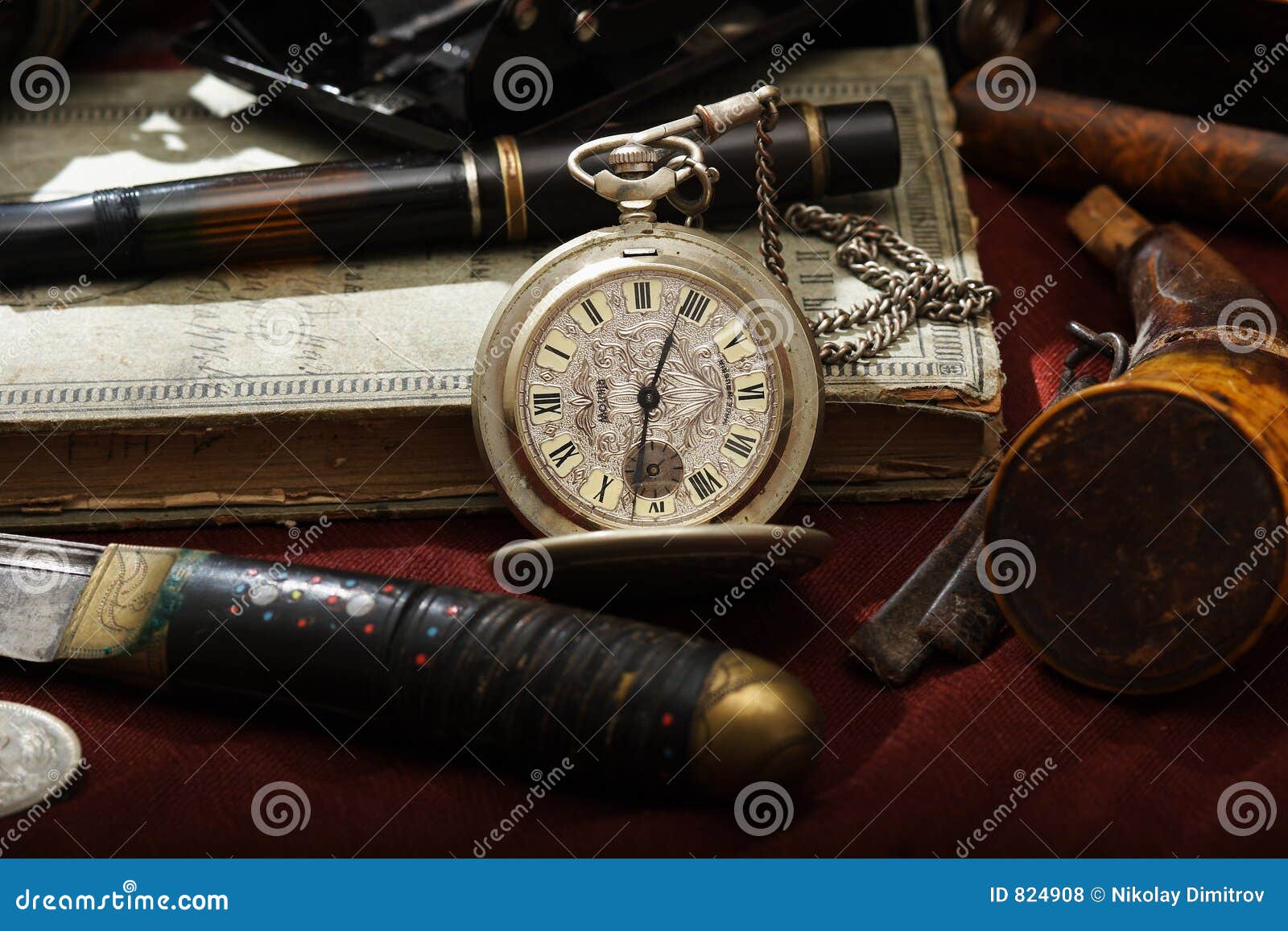 Old watch still-life stock photo. Image of antique, retro - 824908