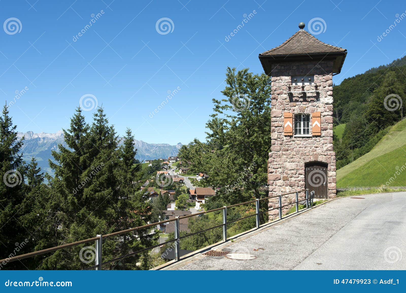 Old watch tower stock image. Image of ancient, sceneries - 47479923