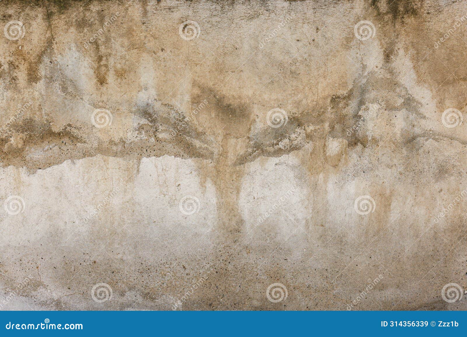 Old Water Damaged Plaster Wall Surface - Full-frame Background and ...