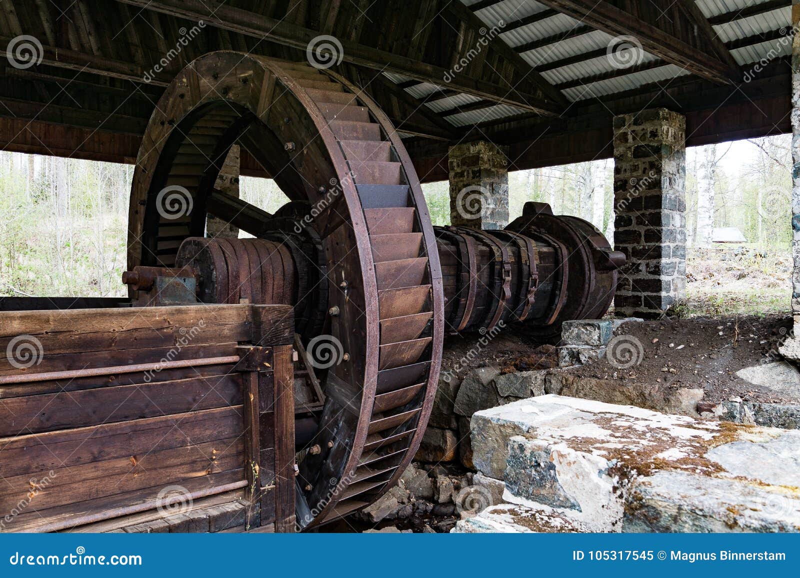 Old Water Driven Forge Smithy Stock Image - Image of stone, uninhabited ...