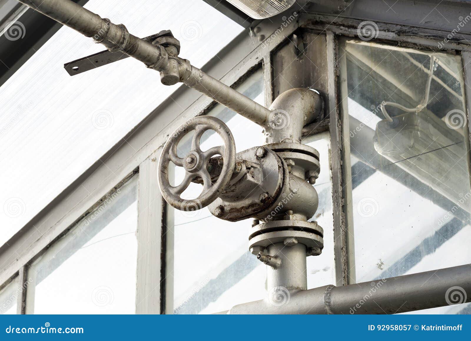 Old Water Gate of Silver Colour Stock Image - Image of pressure, liquid ...